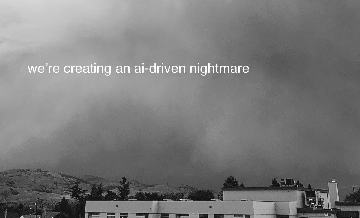 AI-driven content is a nightmare